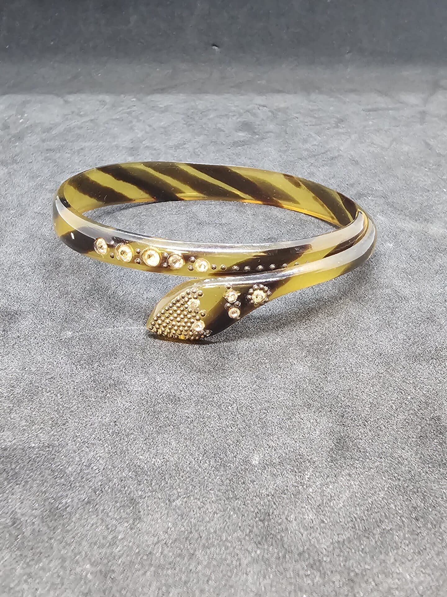 Faux Tortoise Shell Cuff - RUSTIC RETRO