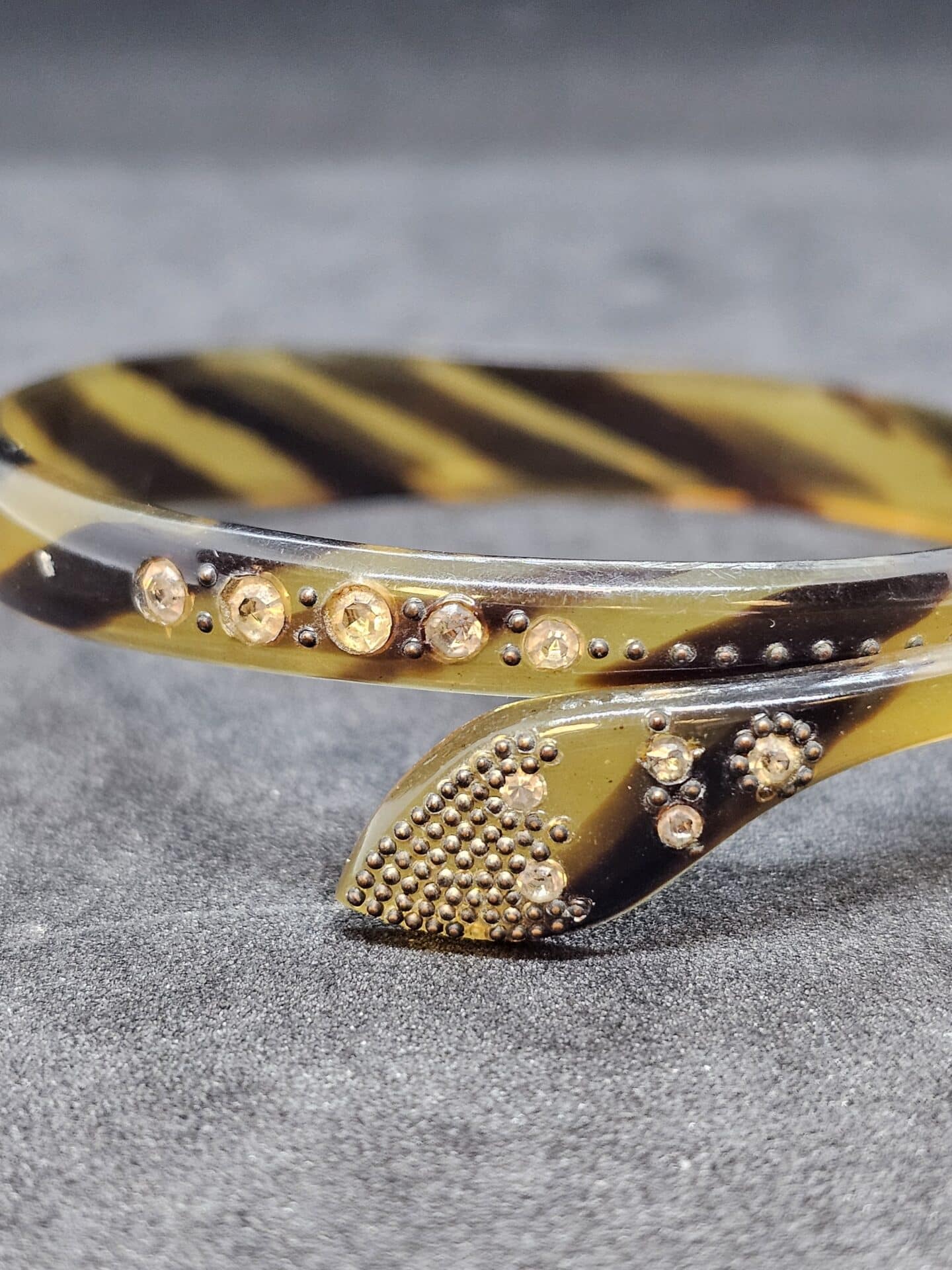 Faux Tortoise Shell Cuff - RUSTIC RETRO